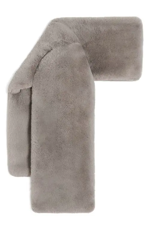Apparis Kai Pluche™ Faux Fur Pull-through Scarf - Granite