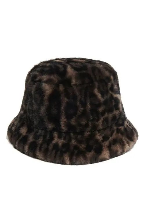 Apparis Amara Pluche™ Bucket Hat - Dark Leopard