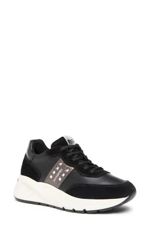 NEROGIARDINI Studded Platform Sneakers - Black