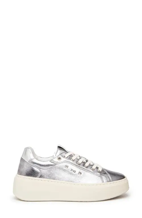 NEROGIARDINI Metallic Platform Sneakers