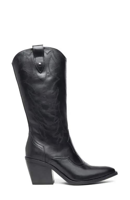 NEROGIARDINI Texan Western Boots - Black