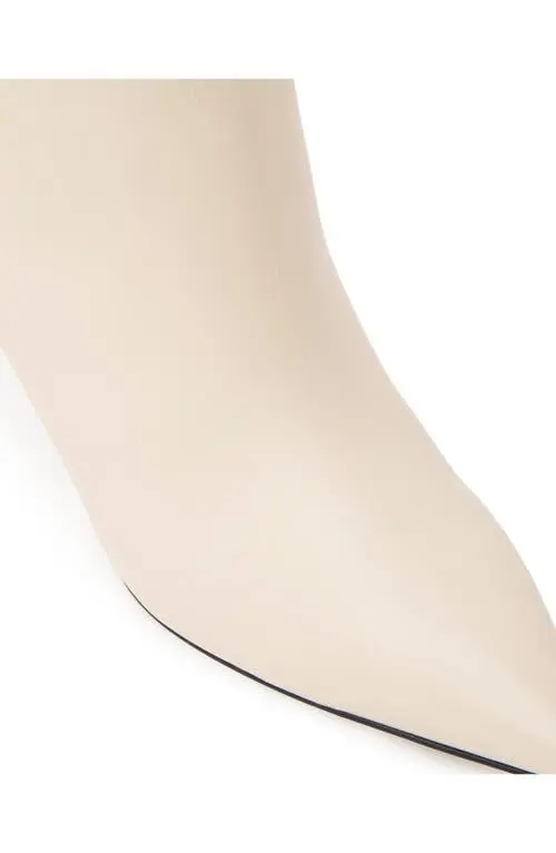 NEROGIARDINI Slouchy Pointed Toe Boots - White