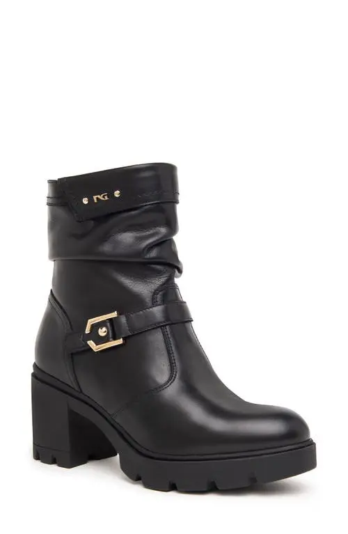 NEROGIARDINI Platform Moto Bootie