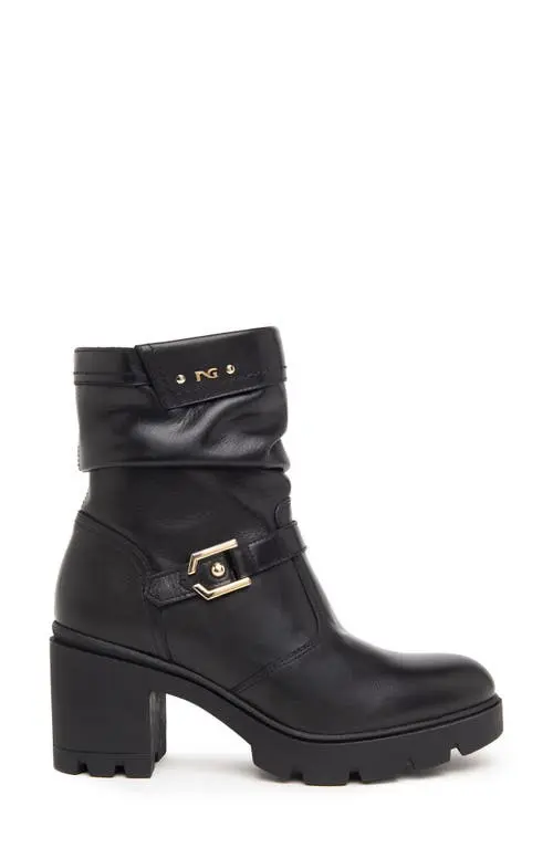 NEROGIARDINI Platform Moto Bootie