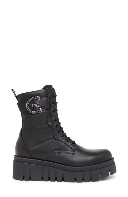 NEROGIARDINI Lug Sole Lace-up Bootie