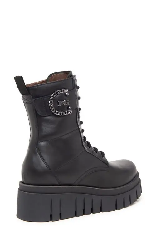NEROGIARDINI Lug Sole Lace-up Bootie