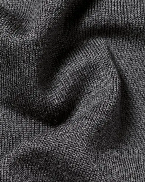 CHARLES TYRWHITT Merino Roll Neck Sweater - Gray