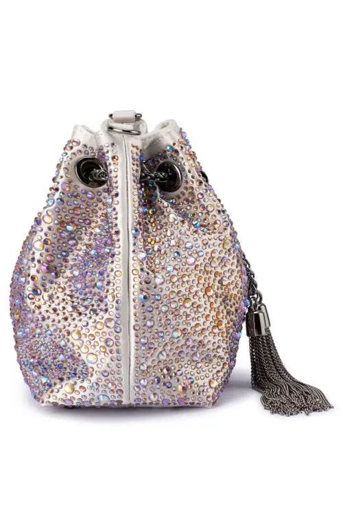 OLGA BERG Mika Crystal Drawstring Bag