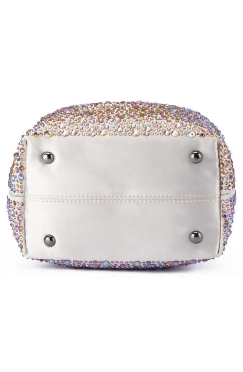 OLGA BERG Mika Crystal Drawstring Bag