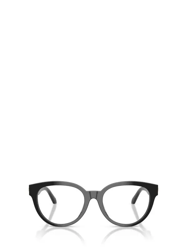 Versace Round Frame Eyeglasses - Black