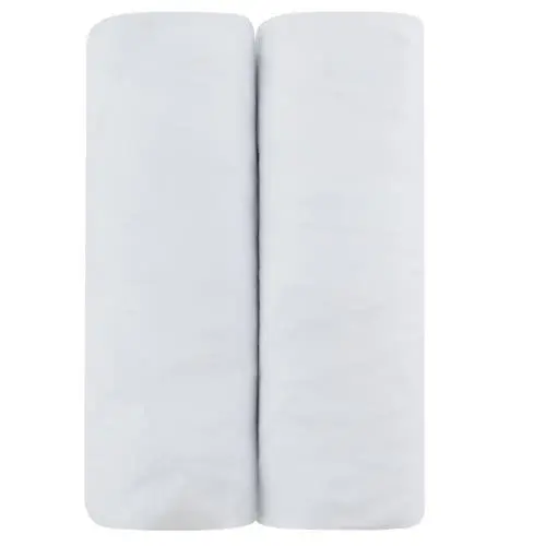 ZZDNU CHANGING PAD COVER Baby Changing Pad Covercradle Sheet 2 Pack - Solid White