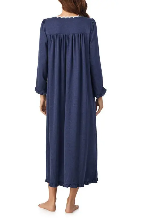 Eileen West Cotton Blend Interlock Ballet Nightgown - Peri