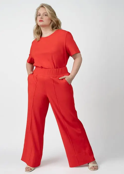 SEE ROSE GO Coolrose Luxe Wide Leg Pant