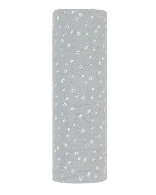 ELY'S & CO. Cotton Muslin Swaddle Blanket 1 Pack - Ditsy Star