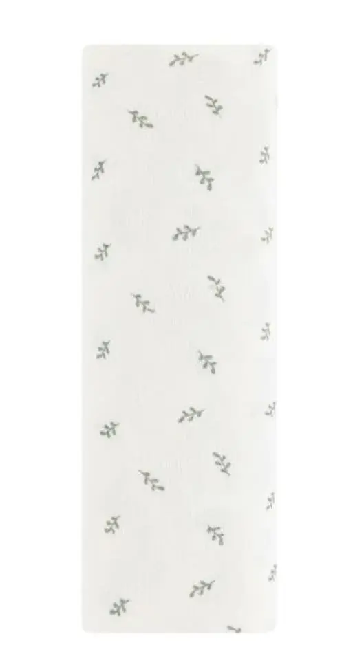 ELY'S & CO. Cotton Muslin Swaddle Blanket 1 Pack - Sage Leaf