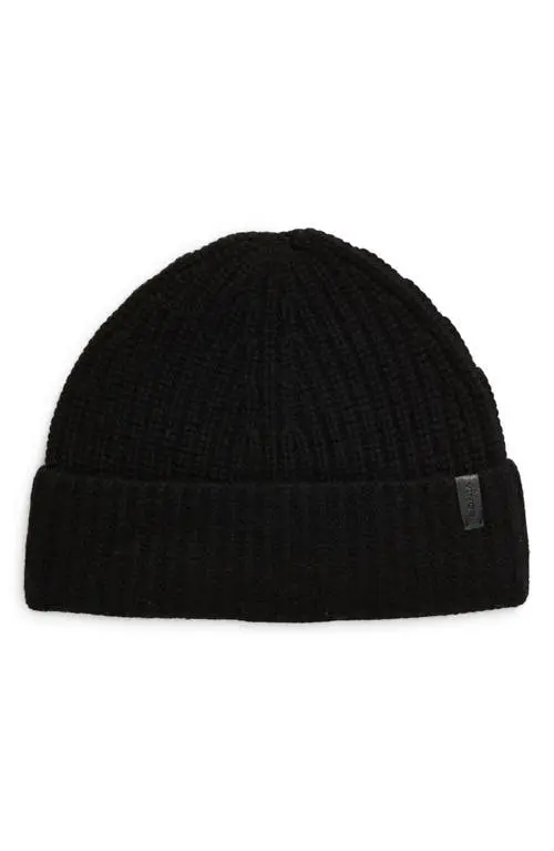 Vince Shaker Stitch Cashmere Beanie - Black