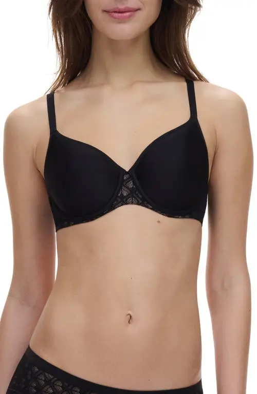 Chantelle Ace Spacer T-shirt Bra - Black