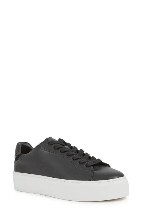 REISS Francesca Leather Sneakers