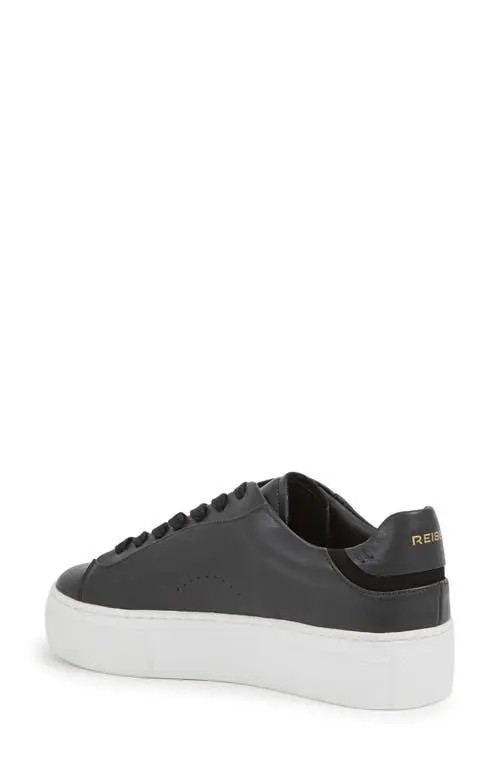 REISS Francesca Leather Sneakers
