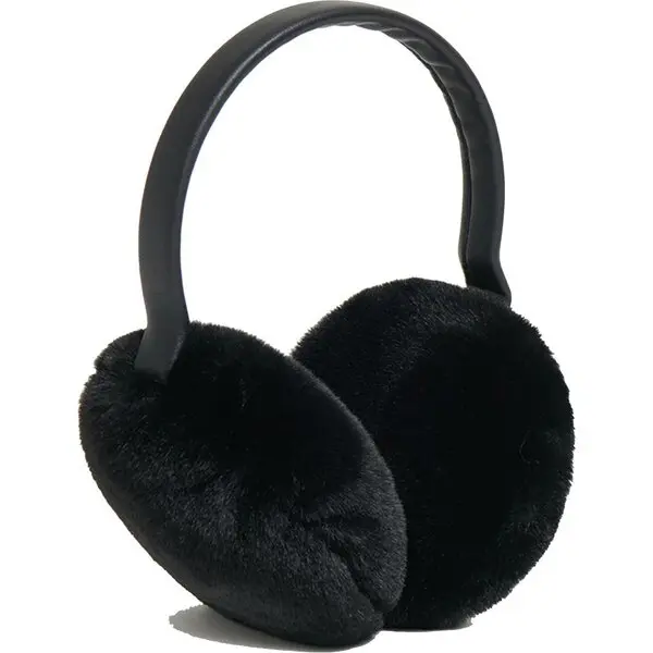 Apparis Esme Faux Fur Earmuffs - Noir
