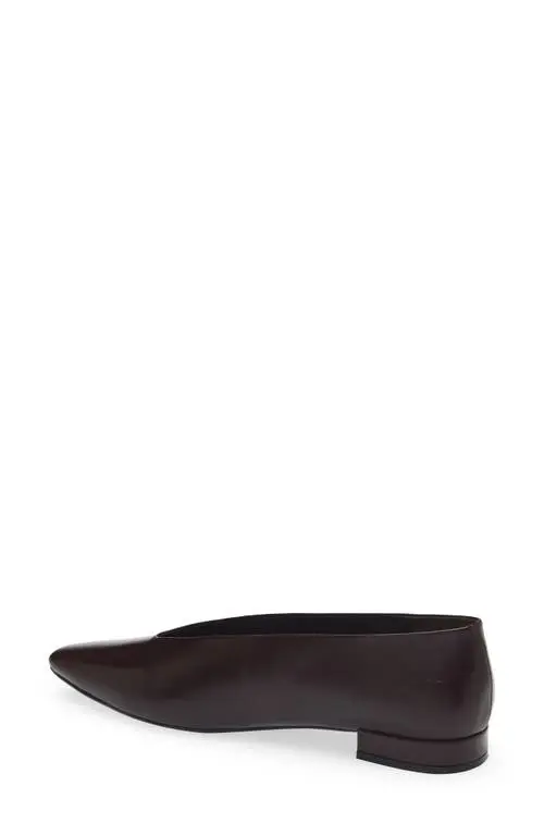 Jeffrey Campbell Pointed Toe Flat - Coffee Crinkle