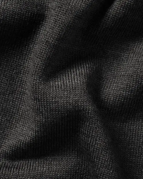 CHARLES TYRWHITT Pure Merino Full Zip Through Cardigan - Grey