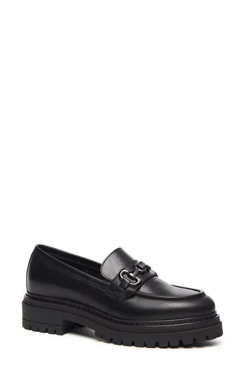 NEROGIARDINI Lug Sole Loafer - Black