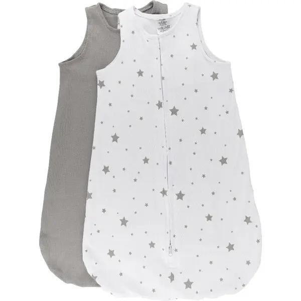 ELY'S & CO. Baby Wearable Blanketbaby Sleep Sack 2 Pack - Grey Stars
