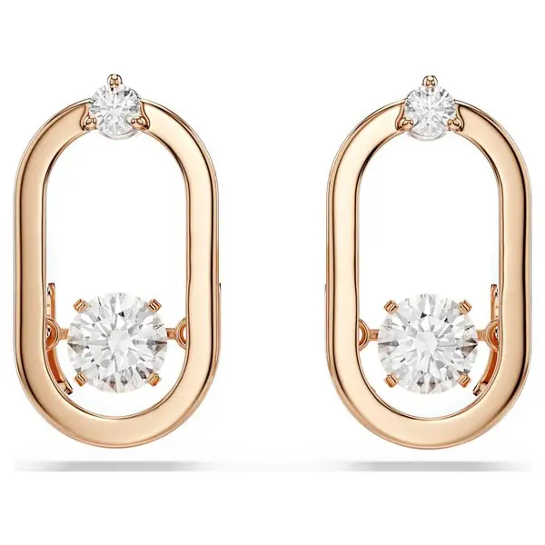 SWAROVSKI Una Stud Earrings - White