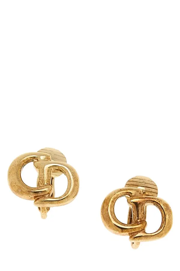 Dior Cd Earrings - Gold