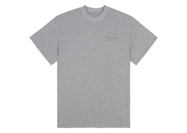 FTP Embossed Logo Tee Shirt - Heather Grey