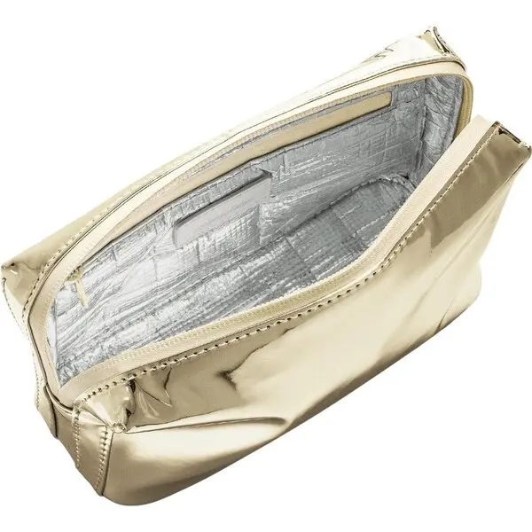 WELLINSULATED Performance Beauty Bag - Metallic Gold