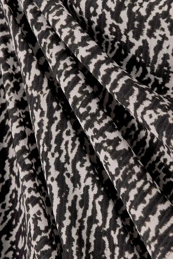 Isabel Marant Albini Gathered Printed Midi Dress