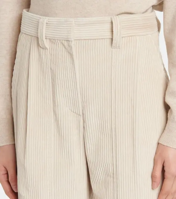 Brunello Cucinelli Monili Cotton Corduroy Pants
