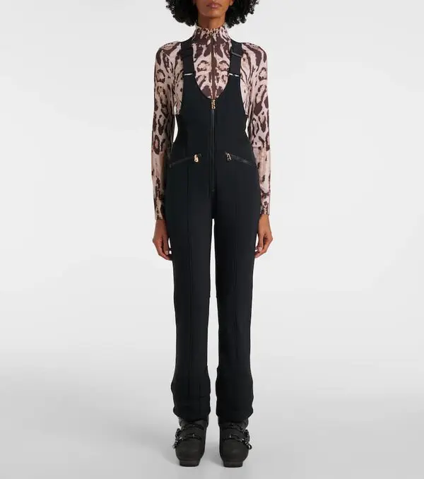 Bogner Viviane Animal-print Jersey Bodysuit