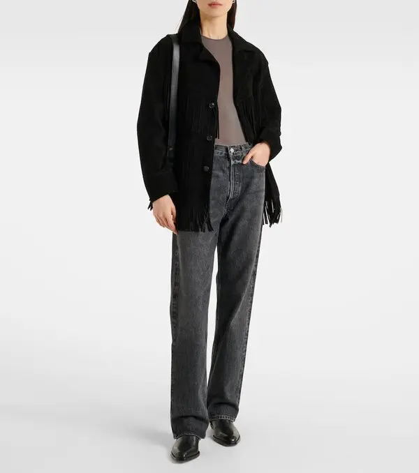 AGOLDE Kelly High-rise Straight Leg Jeans