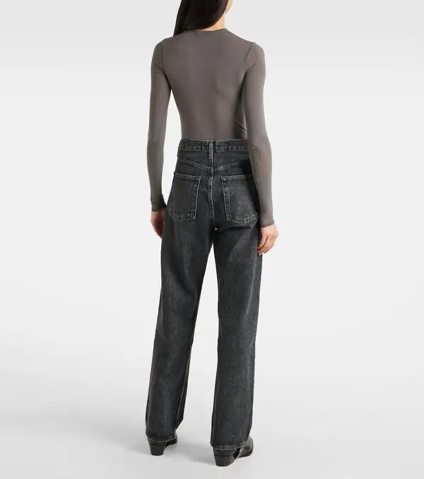 AGOLDE Kelly High-rise Straight Leg Jeans