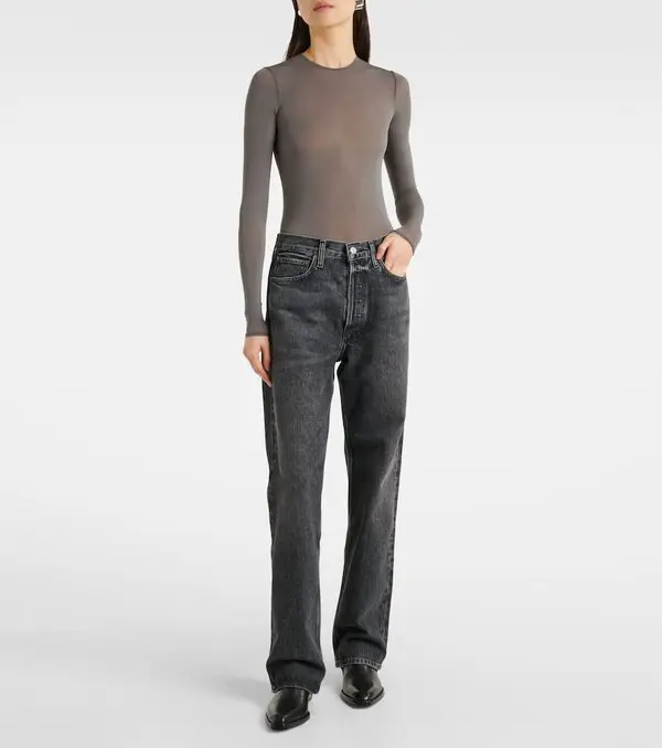 AGOLDE Kelly High-rise Straight Leg Jeans