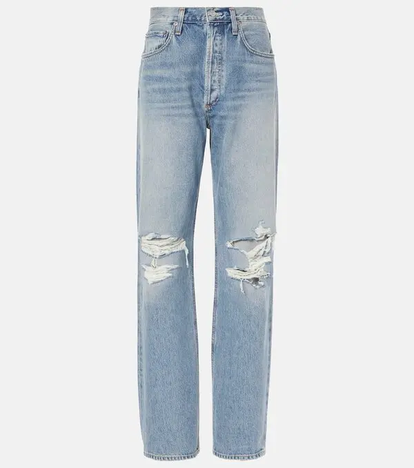 AGOLDE Kelly High-rise Straight Leg Jeans - Blue