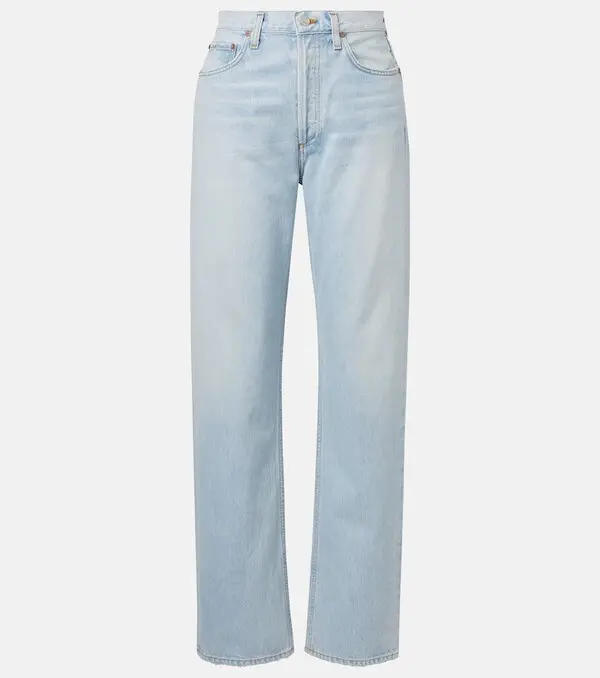 AGOLDE Kelly High-rise Straight Jeans In Arcane - Blue
