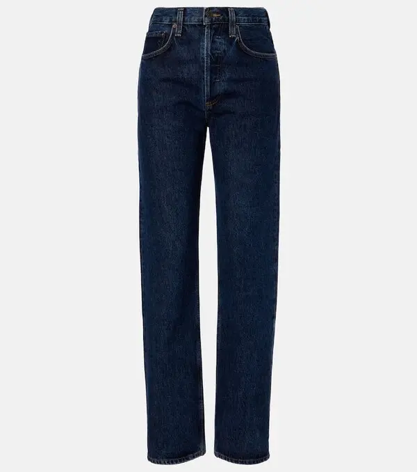AGOLDE Kelly High-rise Straight Jeans In Arcane - Blue