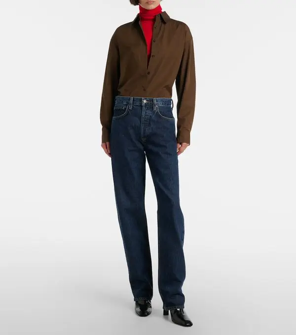 AGOLDE Kelly High-rise Straight Jeans - Blue