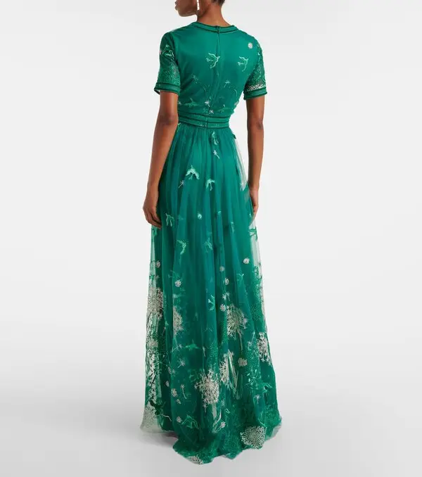slim fit dress slacks Costarellos - Lissie Silk Velvet Gown main image 0