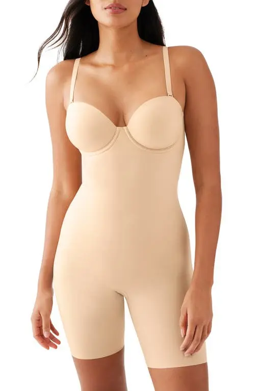 Wacoal Red Carpet™ All In One Thigh Shaper Bodysuit - Sand