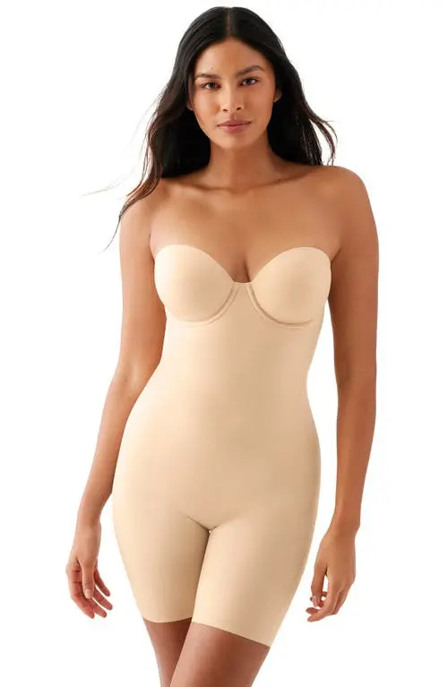 Wacoal Red Carpet™ All In One Thigh Shaper Bodysuit - Sand