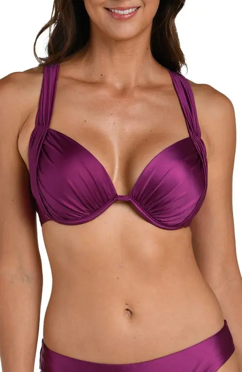 La Blanca Earth Underwire Bikini Top - Berry
