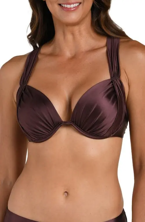 La Blanca Earth Underwire Bikini Top - Truffle