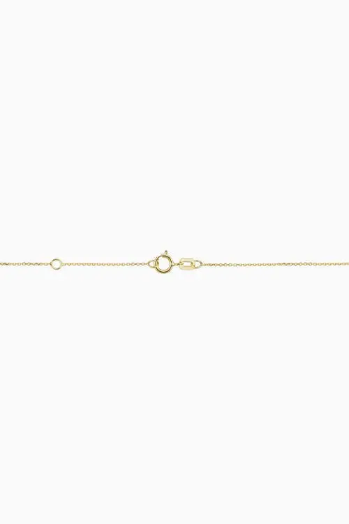 ORADINA 14k Gold Fresco Pendant Necklace