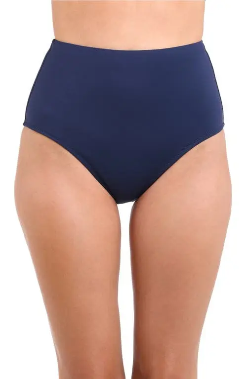 La Blanca Luxe Ultra High Waist Compression Swim Bottoms - Indigo