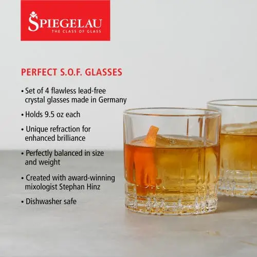 SPIEGELAU Perfect S.o.f. Glass Set Of 4